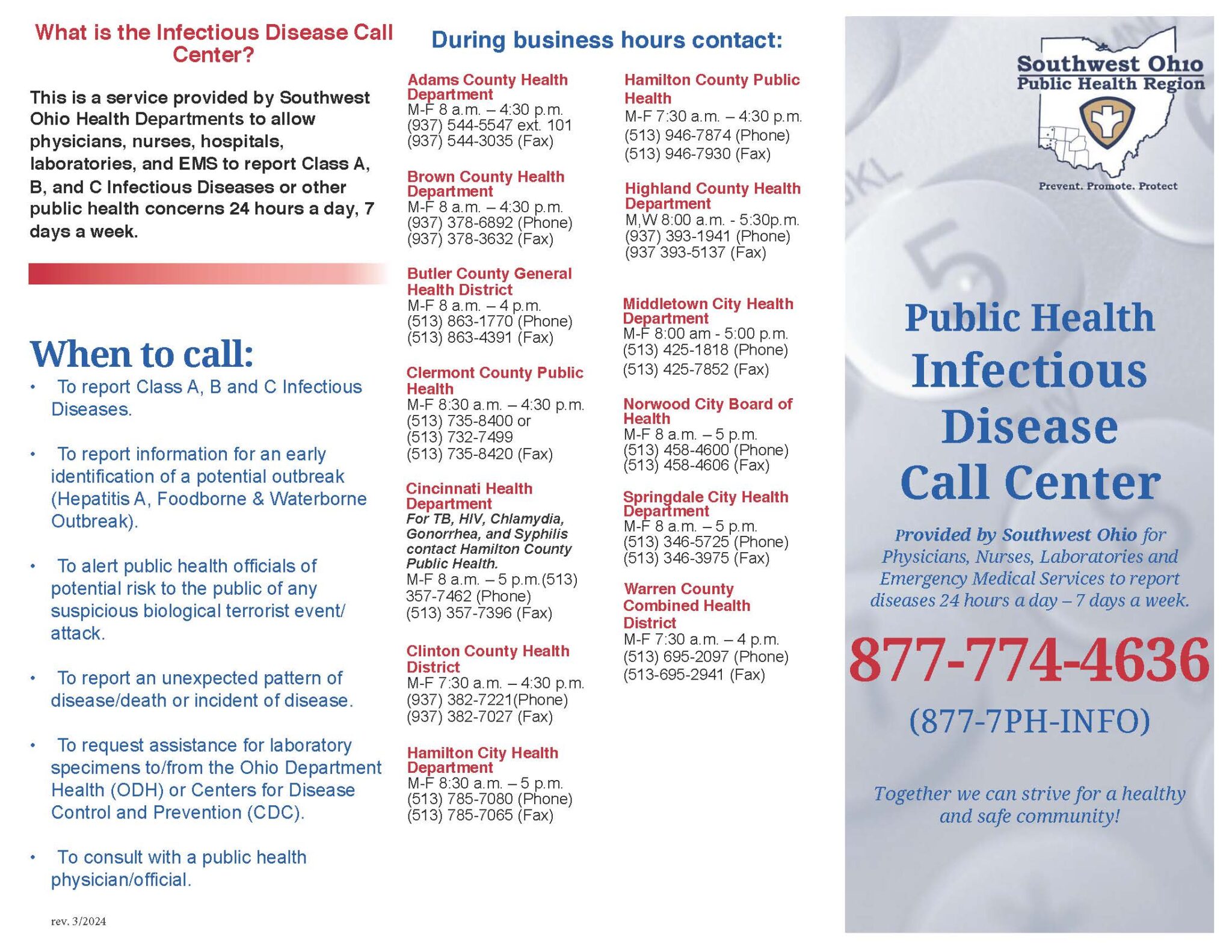 Measles Information for Providers - Hamilton County Public Health